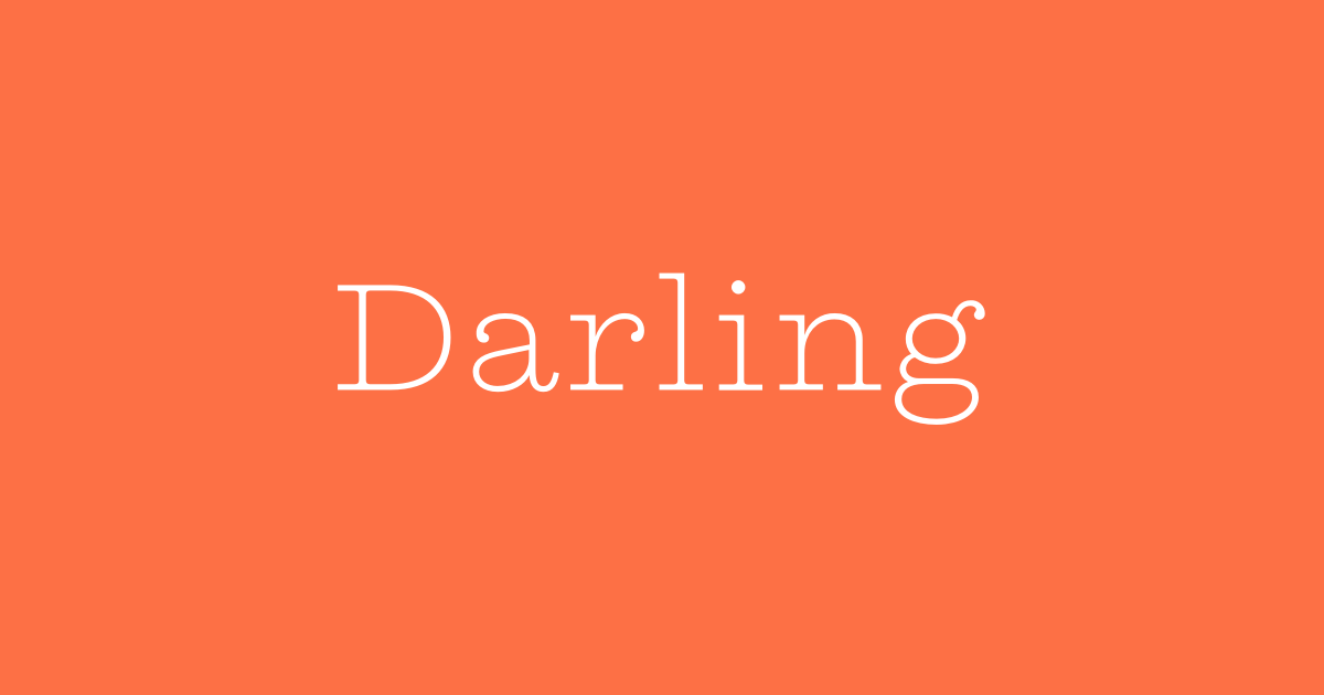 Darling custom fonts · Klim Type Foundry
