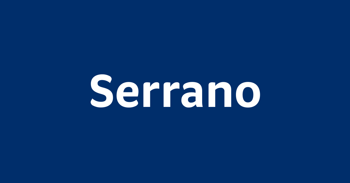 Serrano custom fonts · Klim Type Foundry