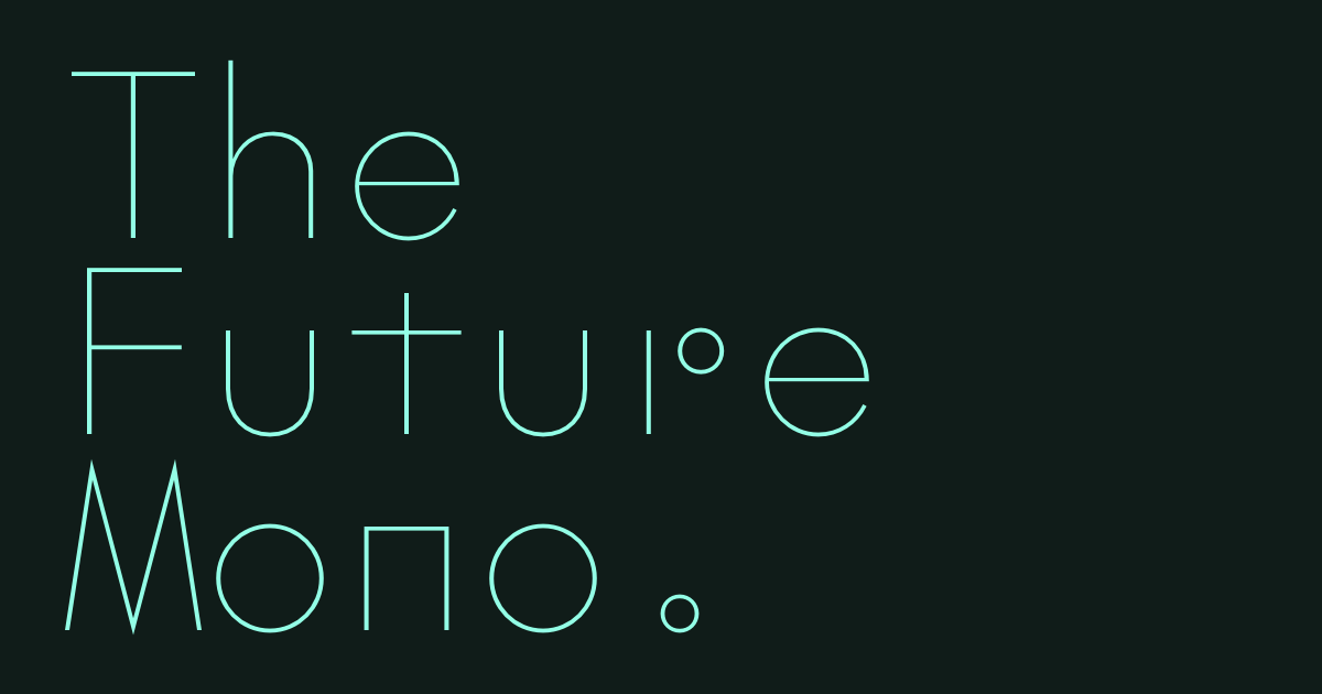 The Future Mono fonts · Klim Type Foundry