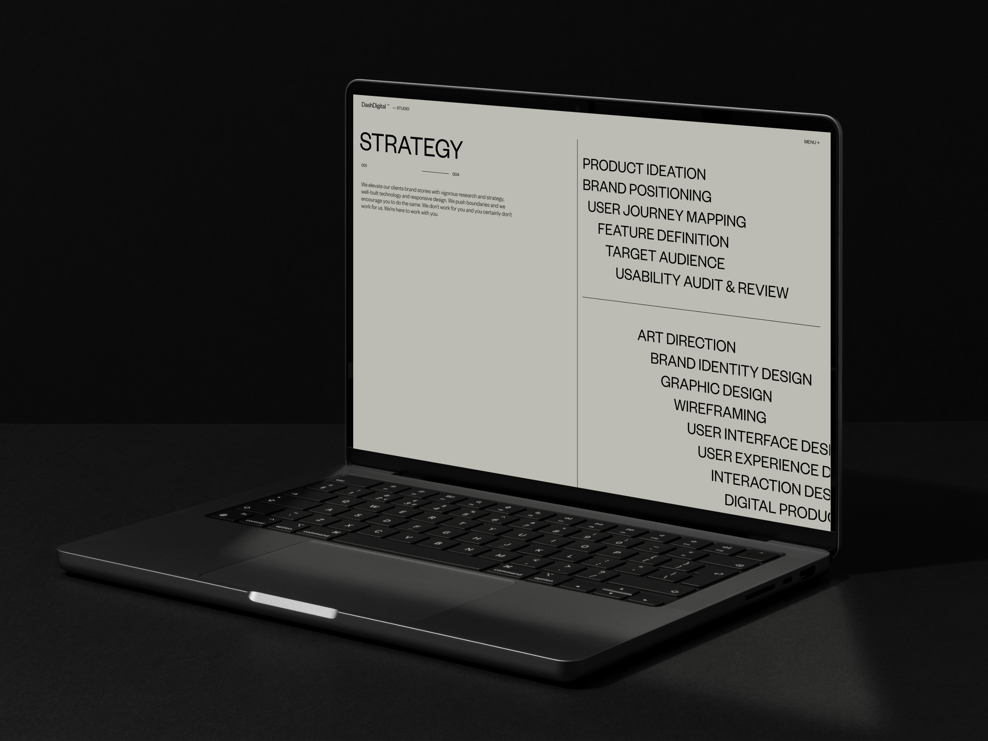 DashDigital · Fonts in use · Klim Type Foundry