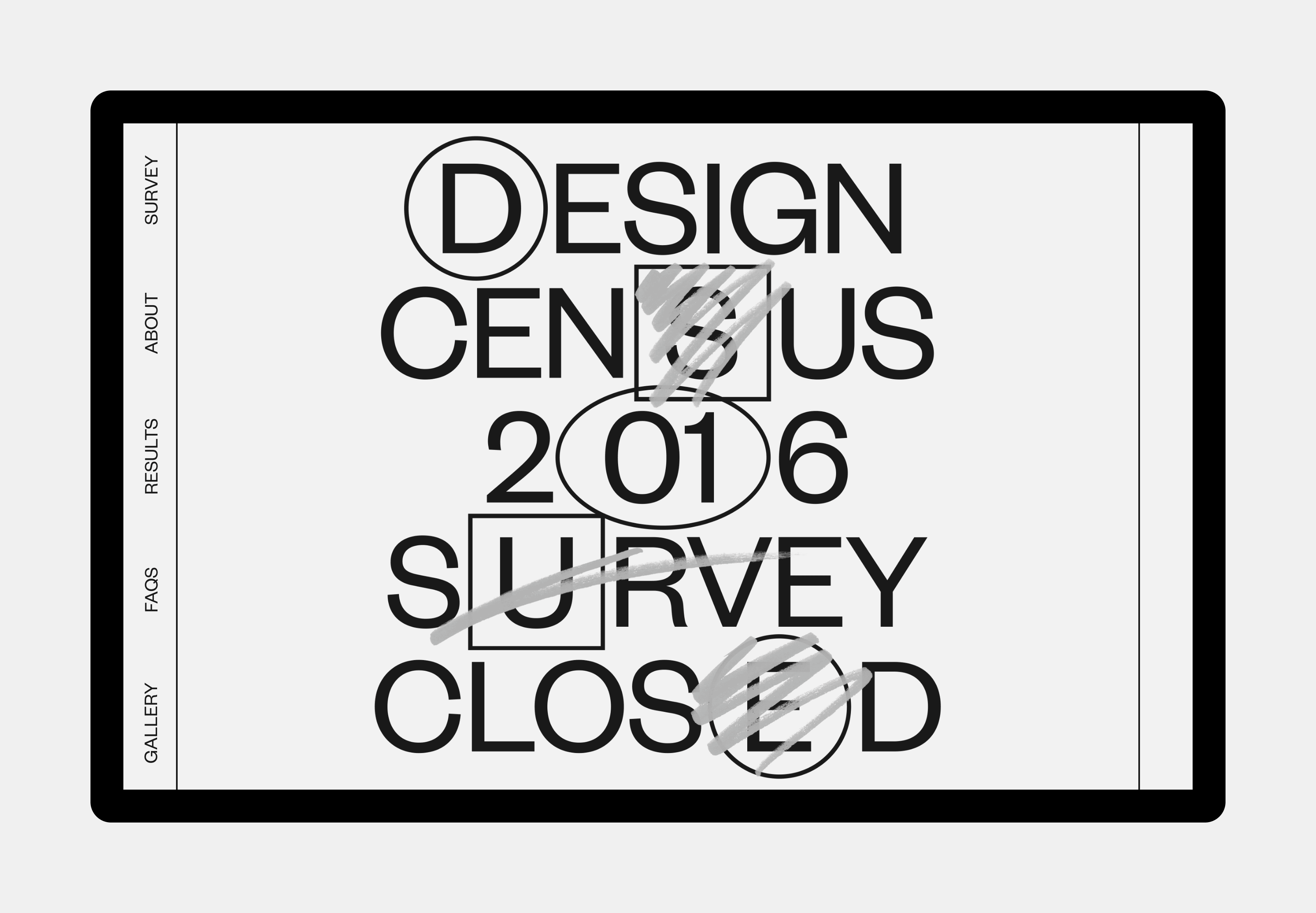 Design Census 2016 · Fonts in use · Klim Type Foundry