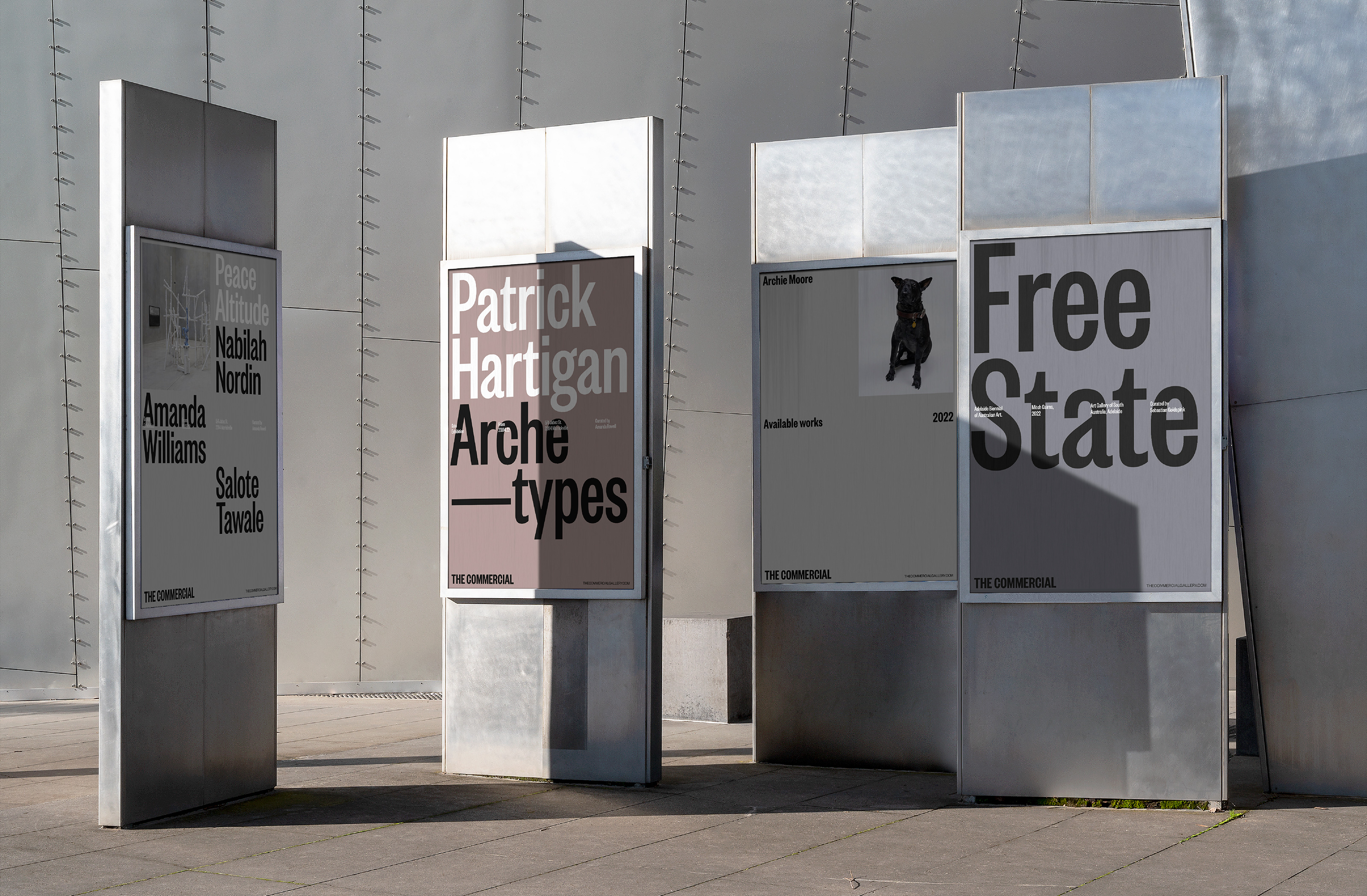 The Commercial · Fonts in use · Klim Type Foundry