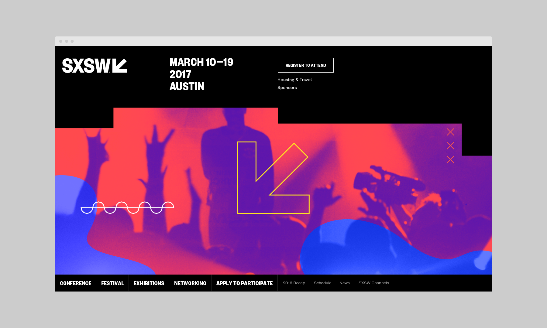 SXSW 2017 · Fonts in use · Klim Type Foundry