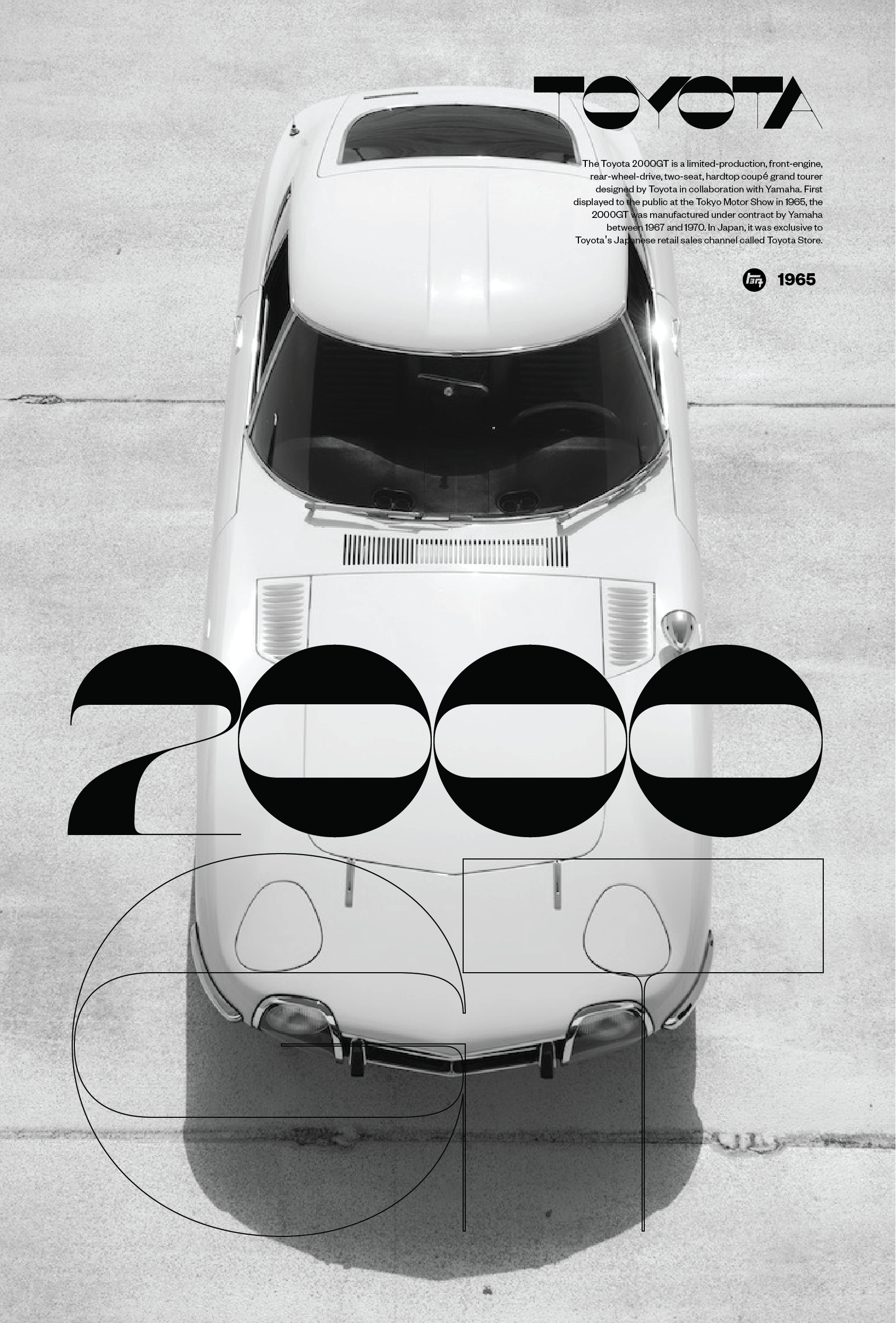 Toyota 2000GT · Fonts in use · Klim Type Foundry