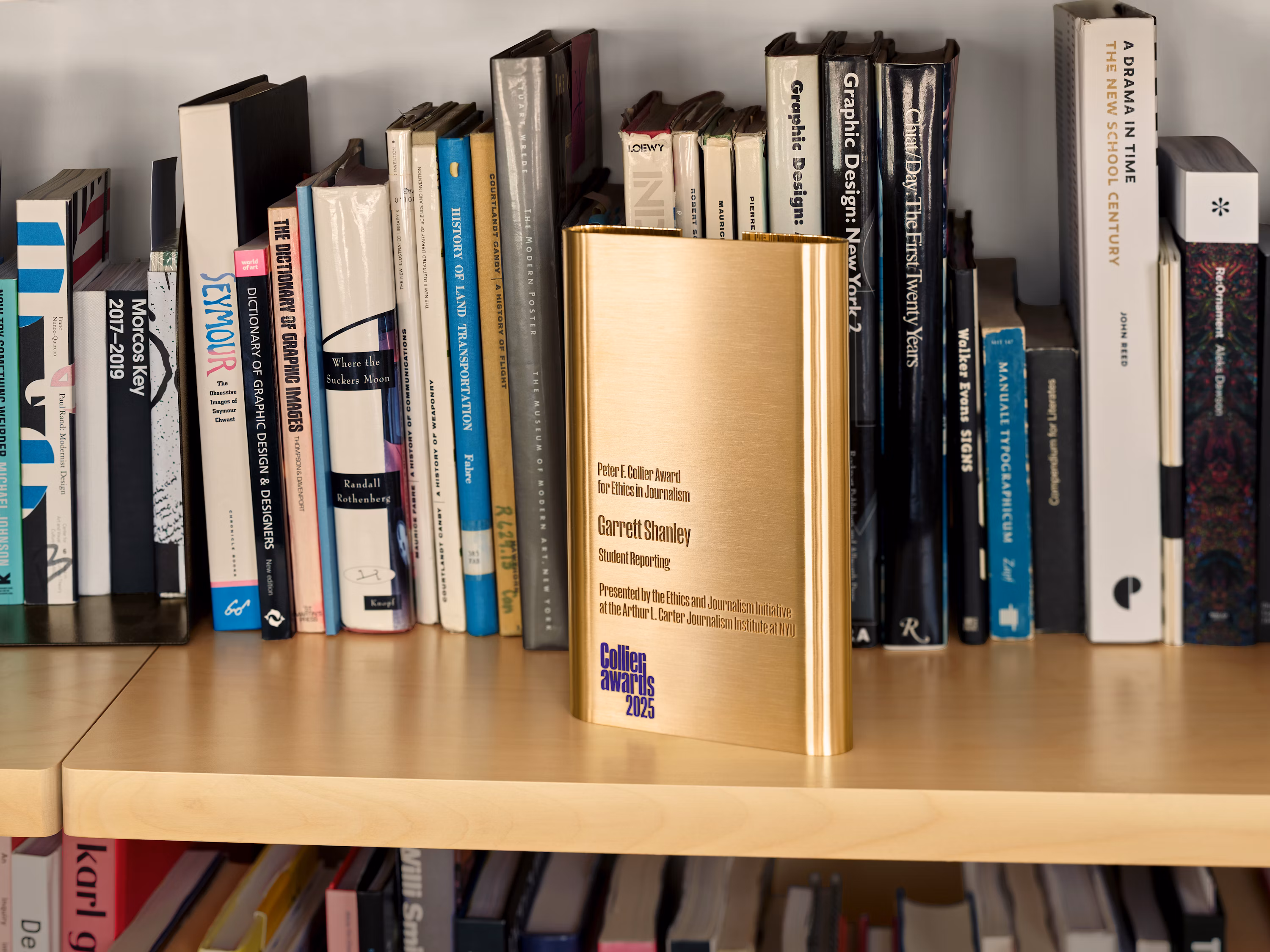 Peter F. Collier Award · Fonts in use · Klim Type Foundry