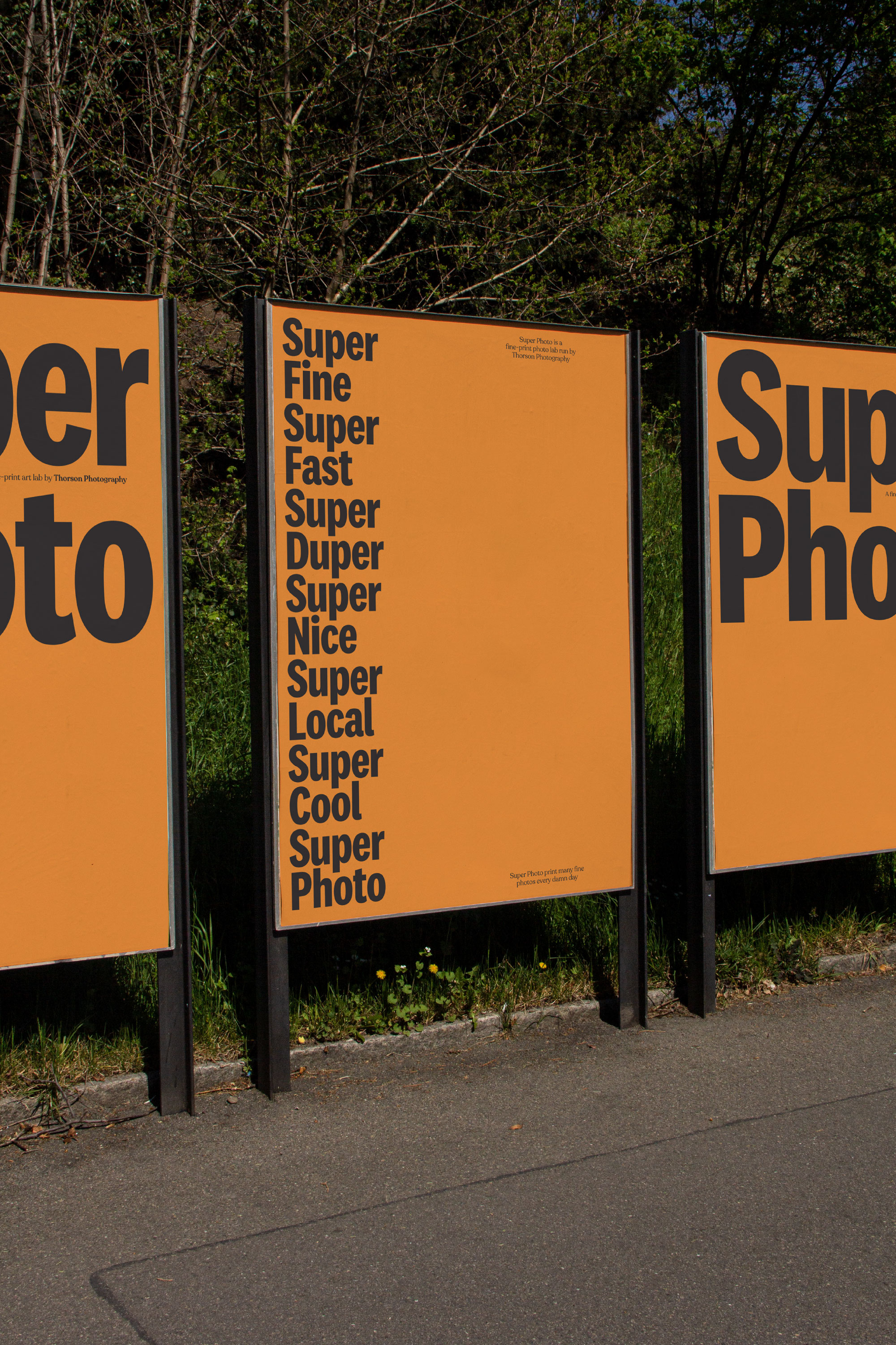 Super Photo · Fonts in use · Klim Type Foundry