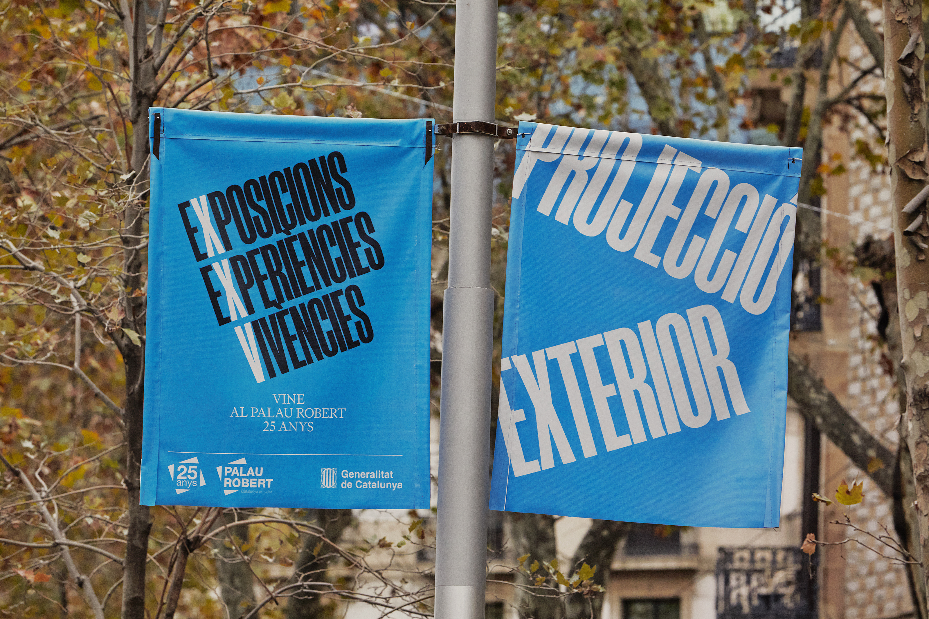 Palau Robert, XXV Anys. · Fonts in use · Klim Type Foundry