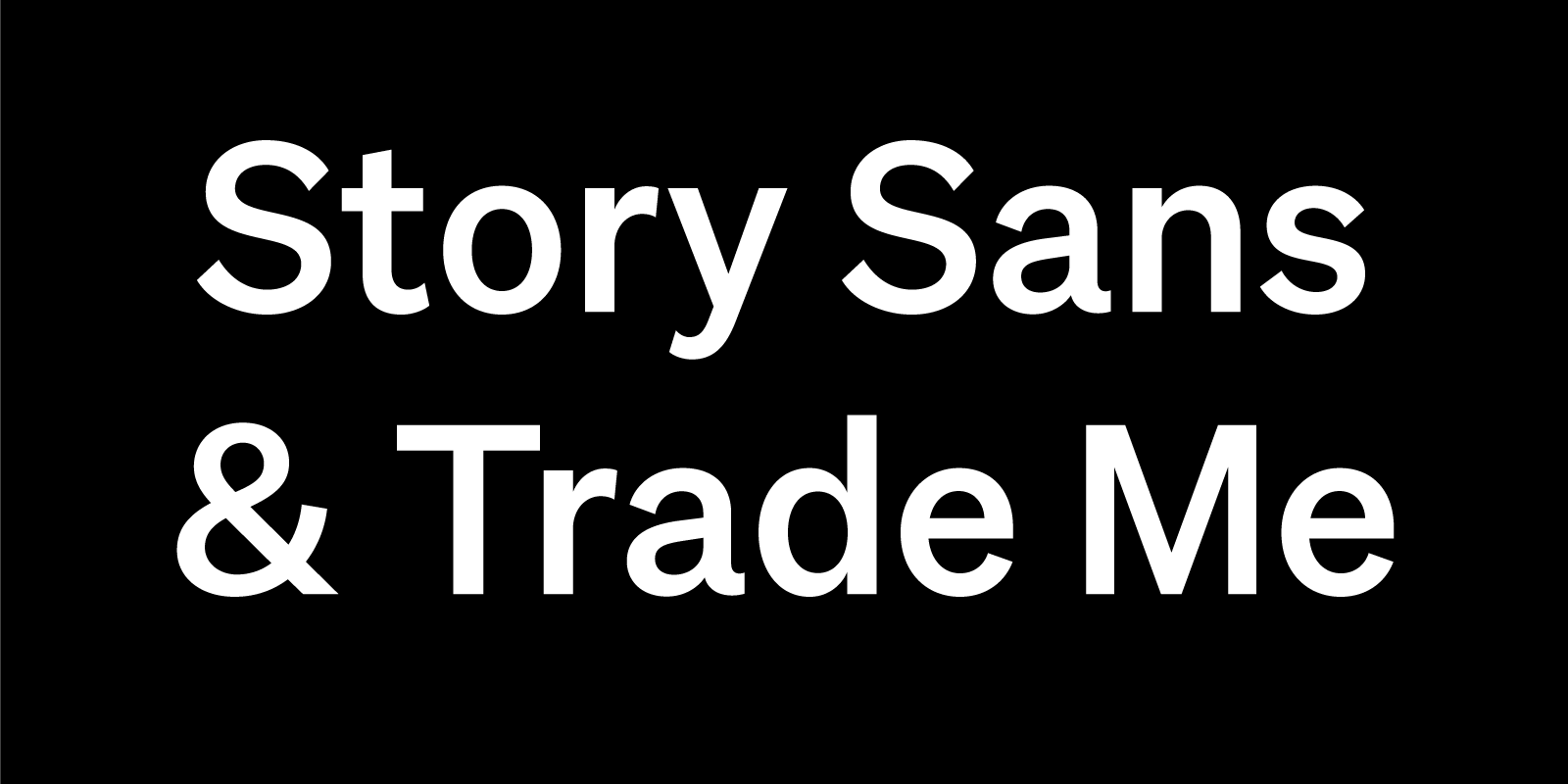 Story Sans Font Design Information · Klim Type Foundry