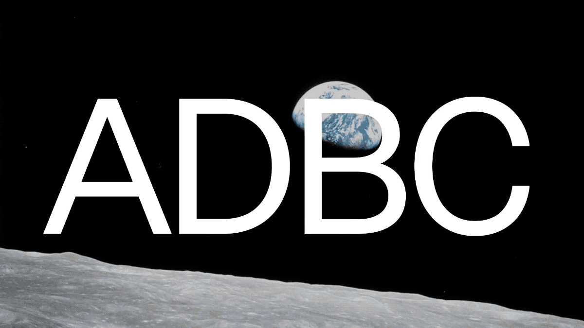ADBC · Fonts in use · Klim Type Foundry