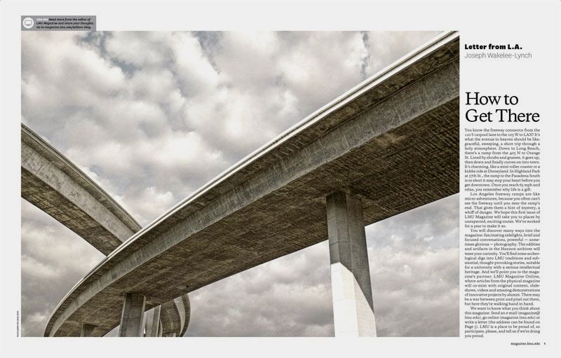 The Magazine of Loyola Marymount University · Fonts in use · Klim Type ...